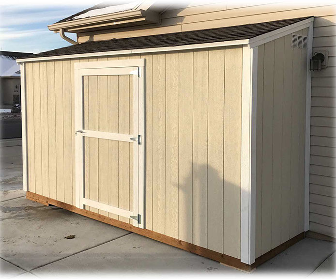 Lean-To Style Storage Sheds