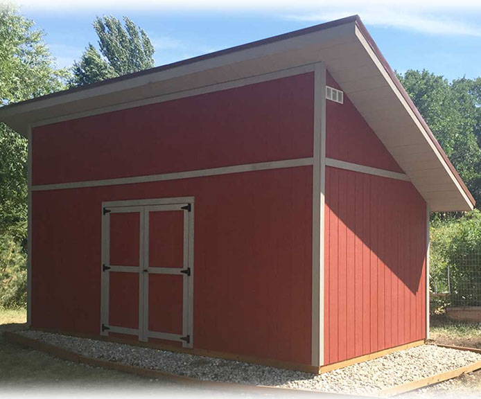 Lean-To Style Storage Sheds