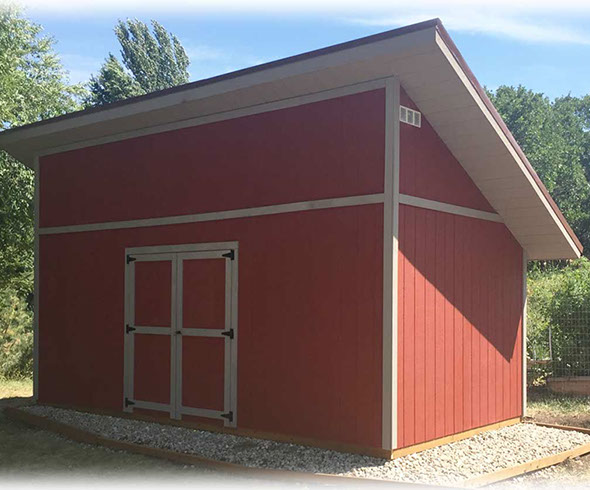 Lean-To Style Storage Sheds