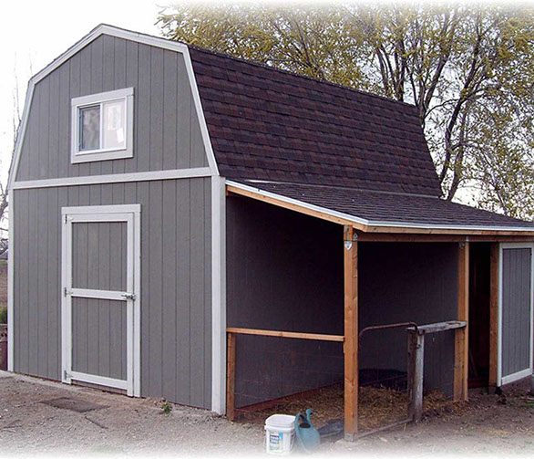 Tall Barn Style Sheds